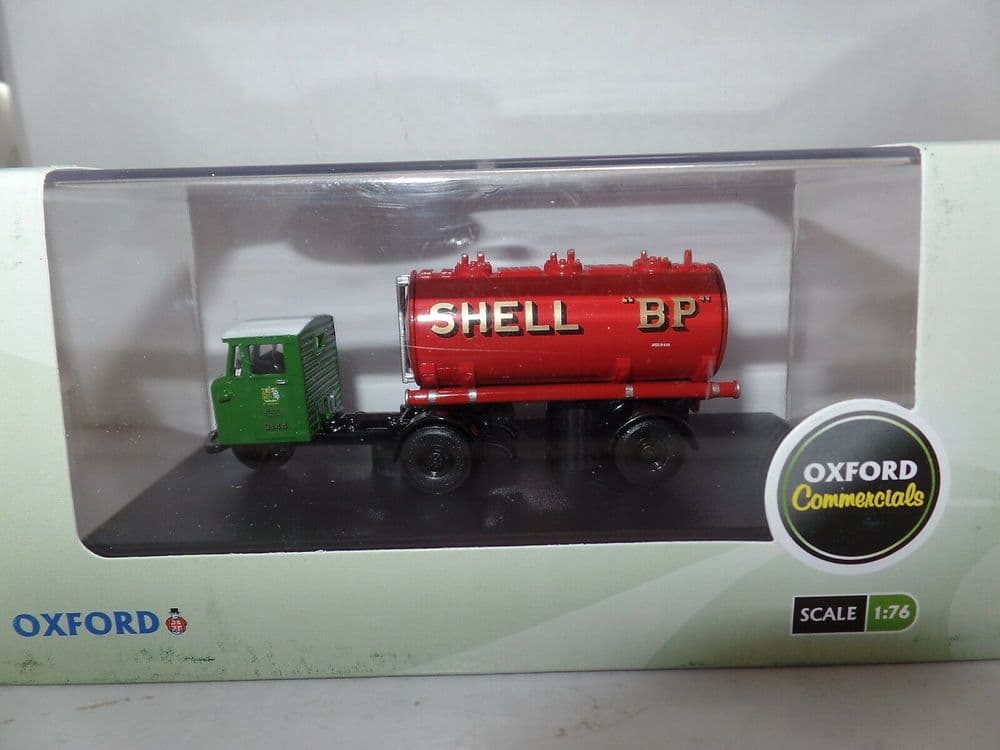 Oxford 76MH012 MH012 1/76 OO Scale Mechanical Horse Shell BP Petrol Tanker