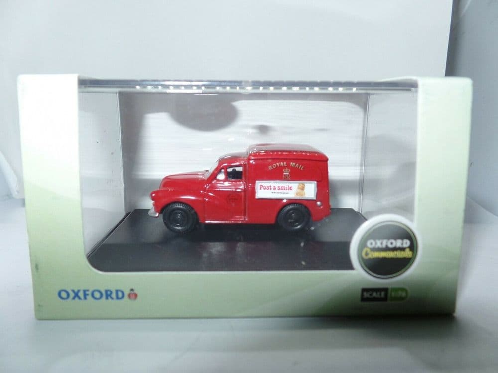 Oxford 76MM053 MM053 1/76 OO Scale Morris Minor Van Royal Mail Post ...