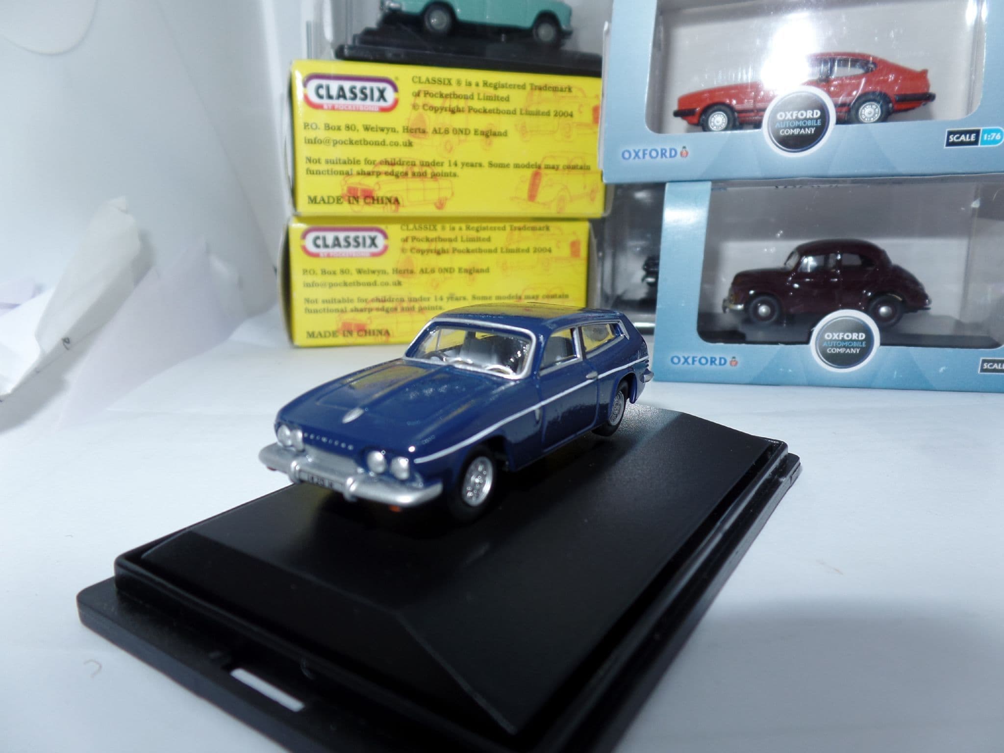 Oxford 76RS001 RS001 1/76 OO Scale Reliant Scimitar Air Force Blue ...