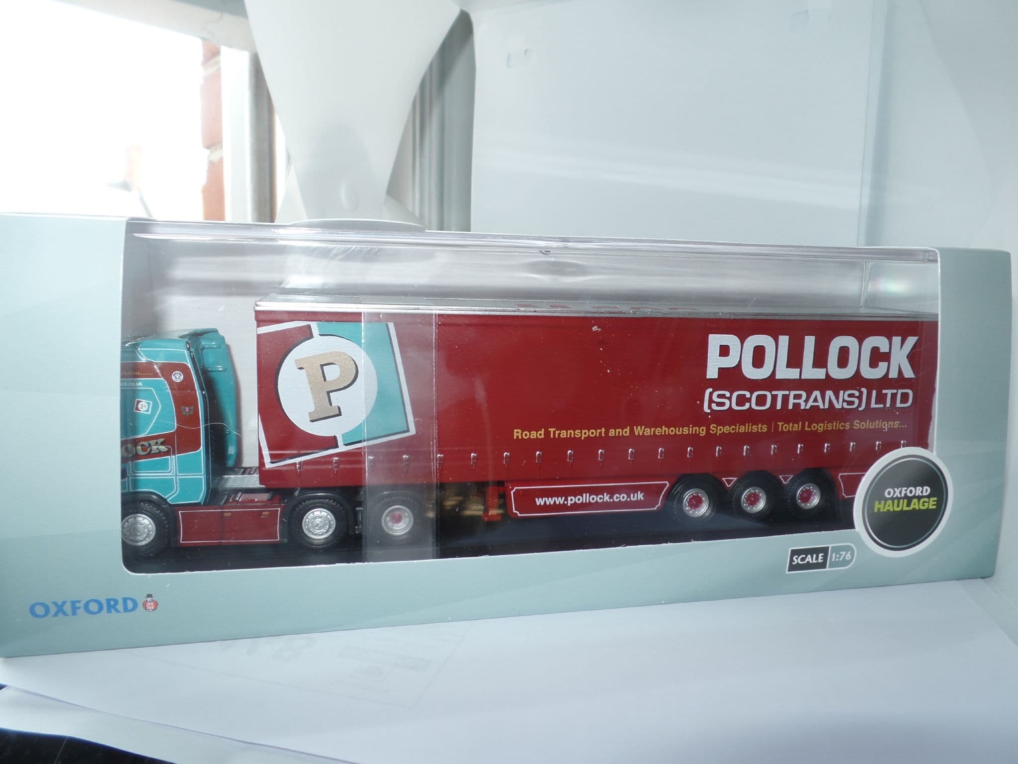 OXFORD 76SNG002 SNG002 1/76 OO Scania S Series Curtainside Pollock ...