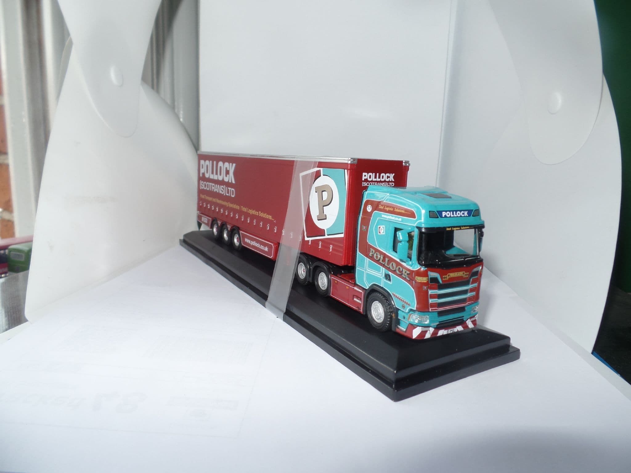 OXFORD 76SNG002 SNG002 1/76 OO Scania S Series Curtainside Pollock ...