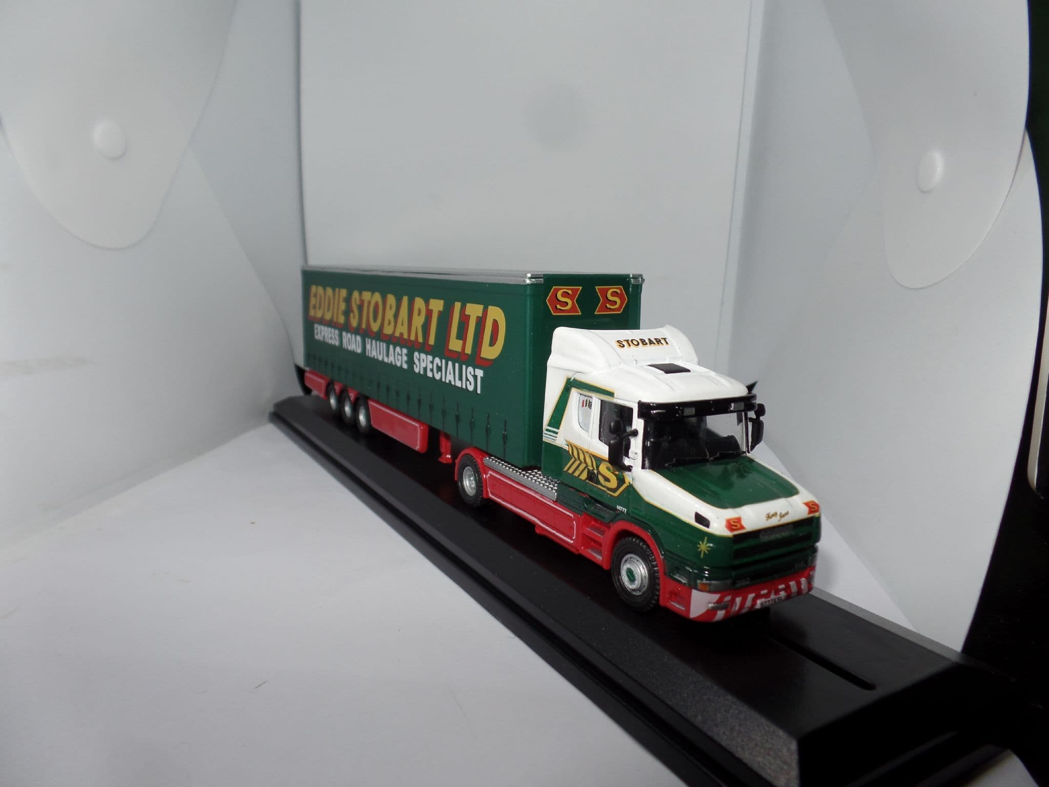 Oxford 76TCAB007 TCAB007 1/76 Scania T Cab Curtainside Edie Stobart ...