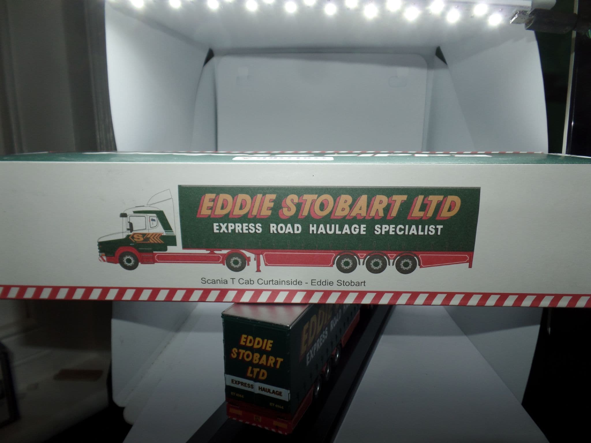 Oxford 76TCAB007 TCAB007 1/76 Scania T Cab Curtainside Edie Stobart ...
