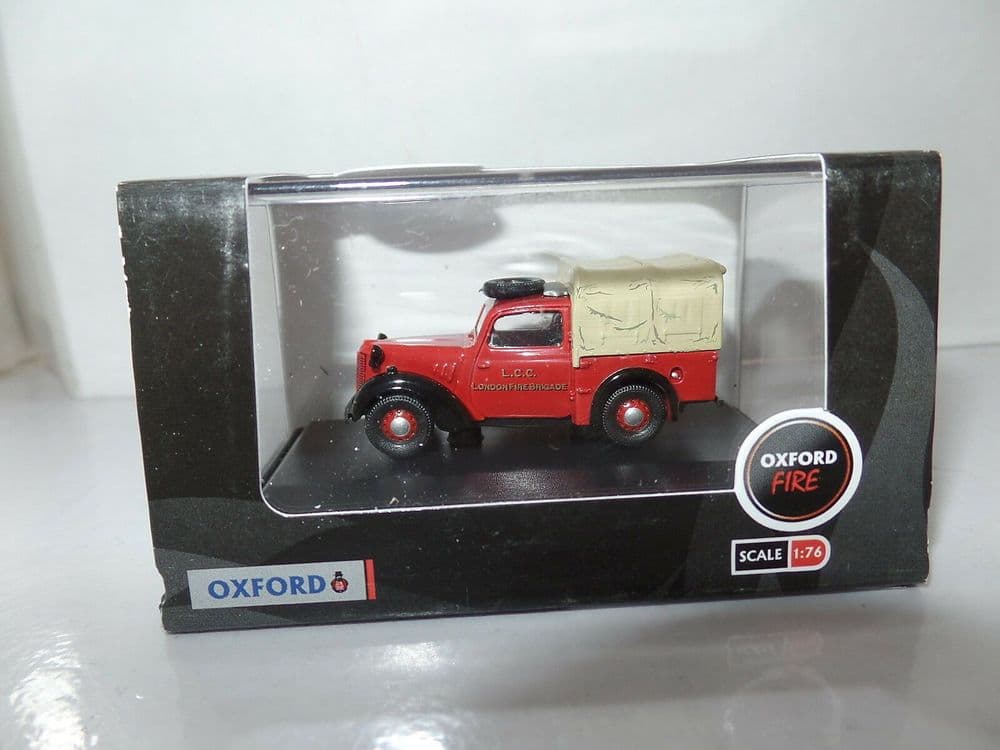 Oxford 76TIL005 TIL005 1/76 OO Austin Tilly Pick Up Tilt London Fire ...