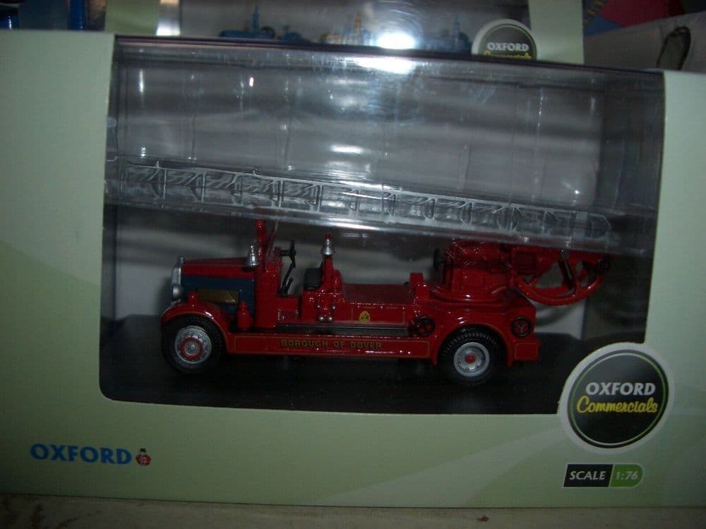Oxford 76TLM005 TLM005 1/76 OO Scale Leyland TLM Fire Engine Dover Kent
