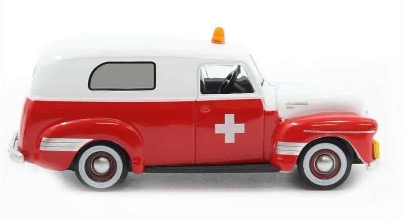 OXFORD 87CV50001 CV50001 1/87 HO SCale CHEVROLET PANEL VAN 1950 AMBULANCE