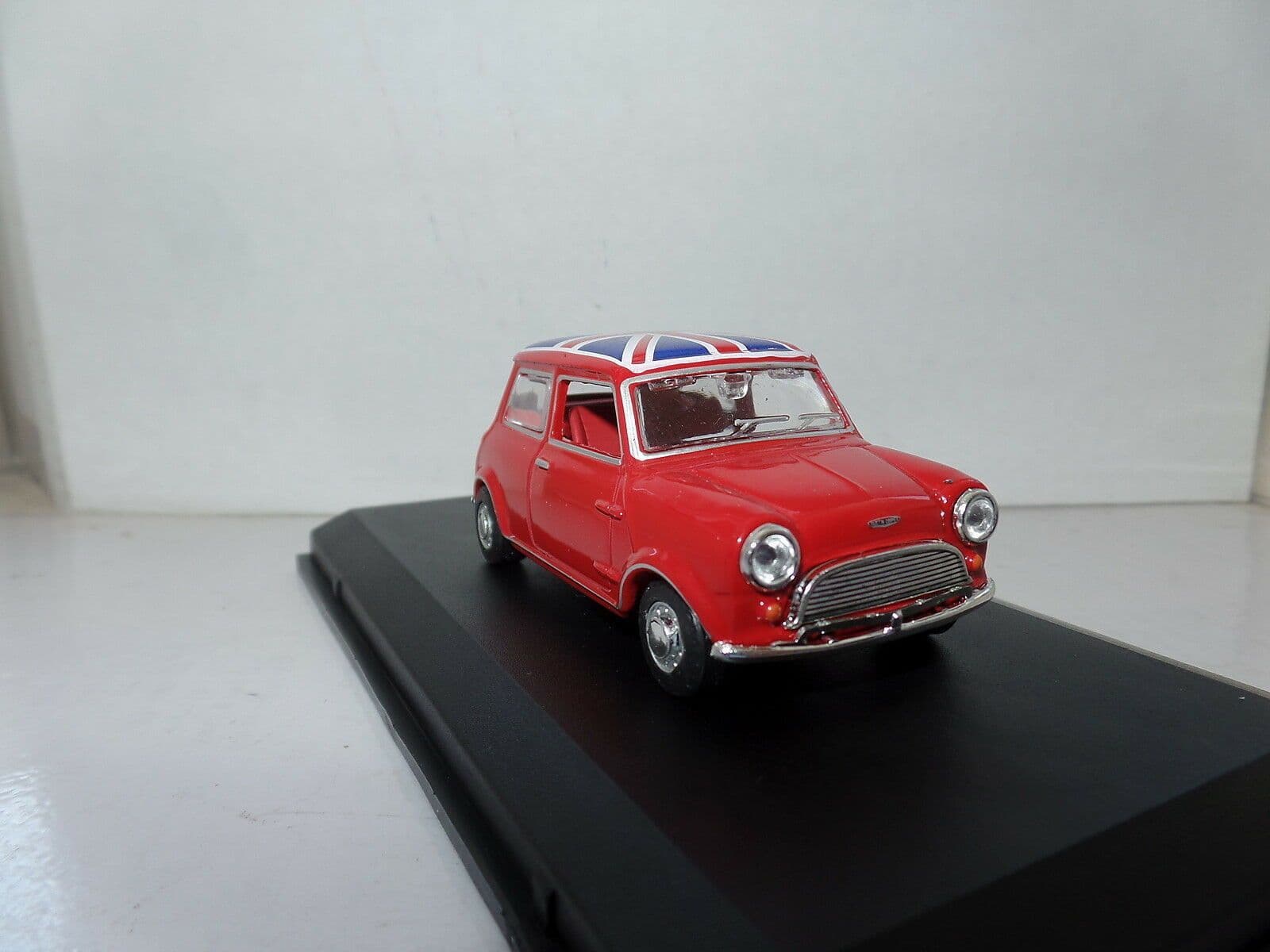 Oxford 43MIN023 MIN023 1/43 O Austin Mini Cooper Car Tartan Red Union ...