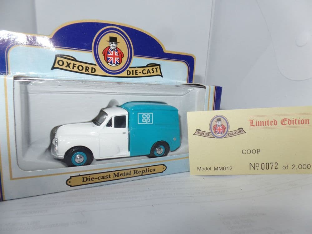 Oxford 43MM012 MM012 1/43 O Scale Morris Minor Van CO-OP COOP Cooperative