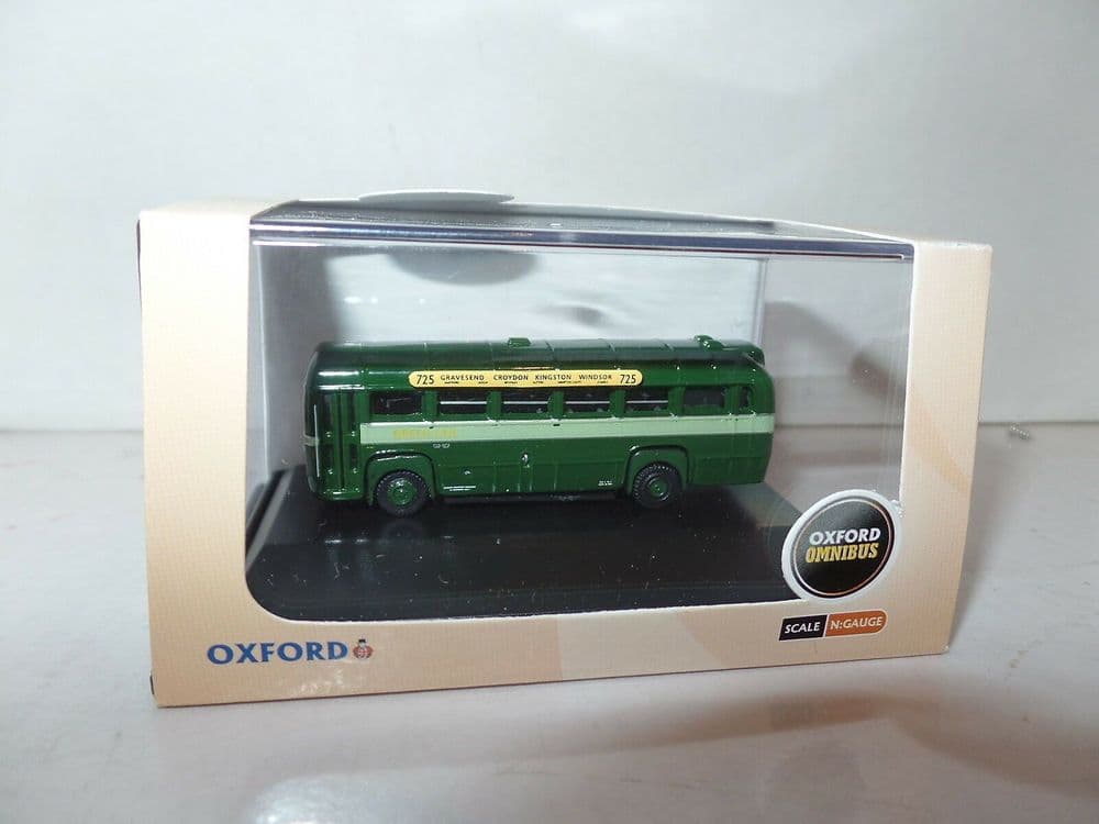Oxford NRF007 N Gauge 1/148 Modern RF Bus London Transport Greenline ...
