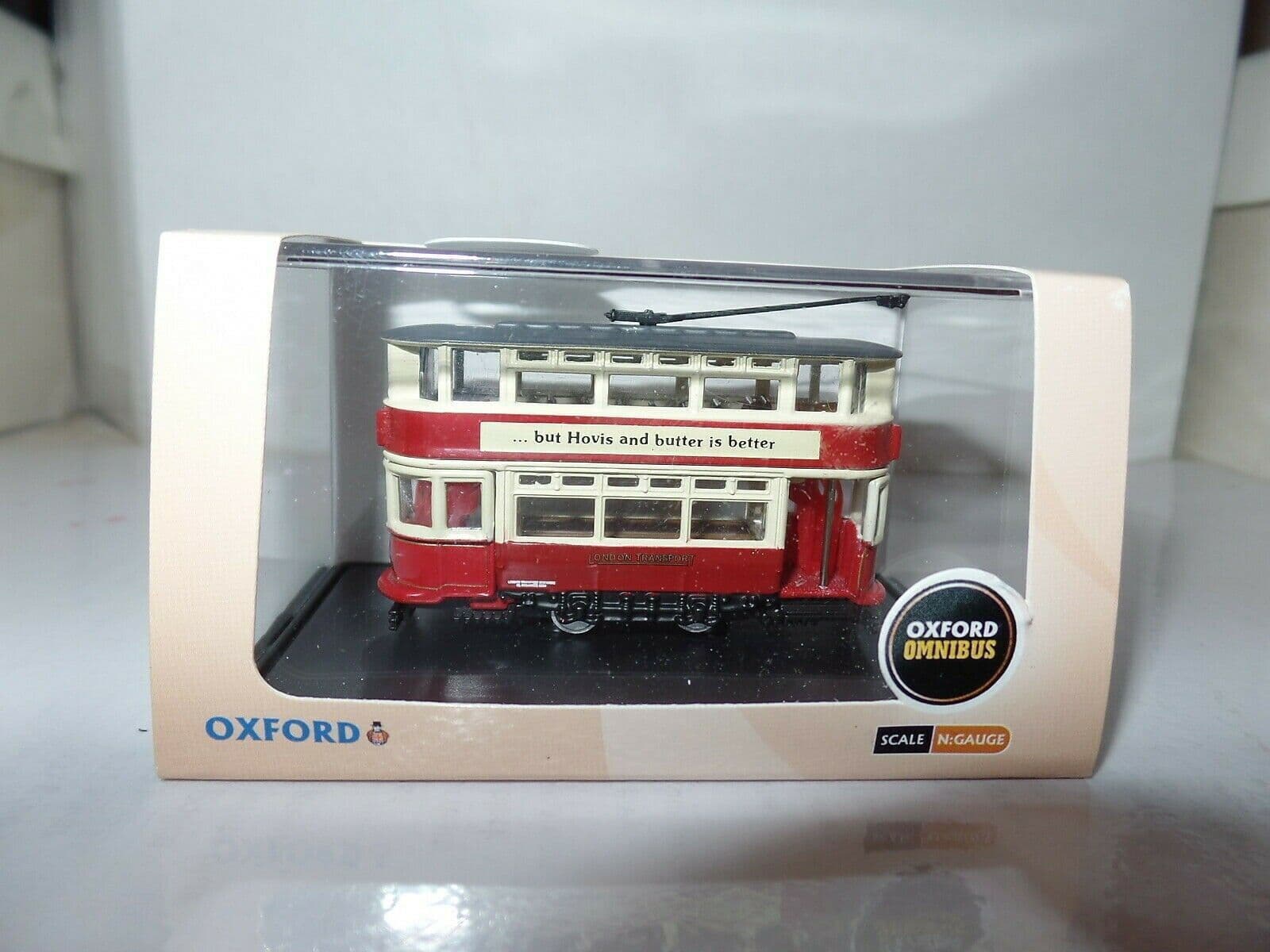 Oxford NTR001 N Gauge 1/148 Scale Tram London Transport