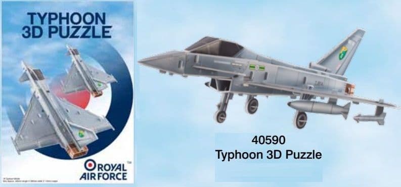 RAF 40590 Royal Air Force Typhoon Eurofighter 3D Foam Puzzle