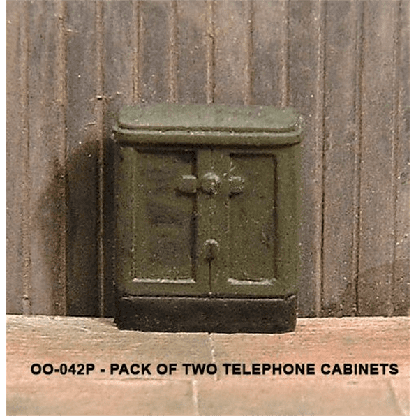 Unit Models OO-042P 1/76 OO Scale Telephone Relay Cabinet 2 Green X 2 ...