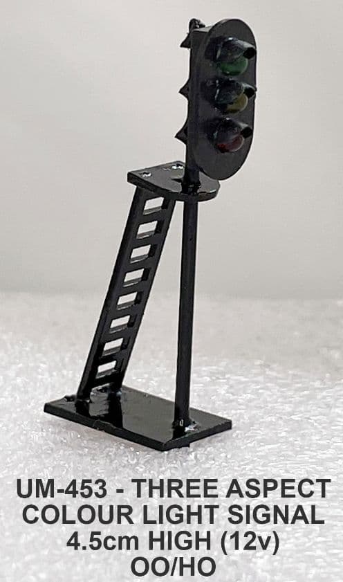 Unit Models OO-453 1/76 OO Scale Three Aspect Signal Lamp 4 5cm OO/HO ...