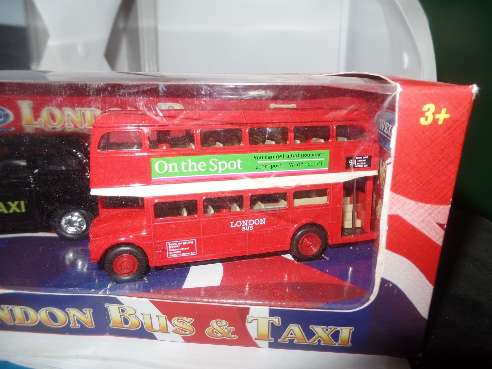Welly 1/64 Routemaster Bus 1/43 Taxi Set London Transport 94 Shepherds Bush