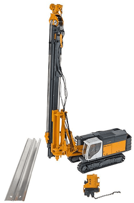 BYMO RTG Pile Drive RG21T with Hydraulic Vibrator
