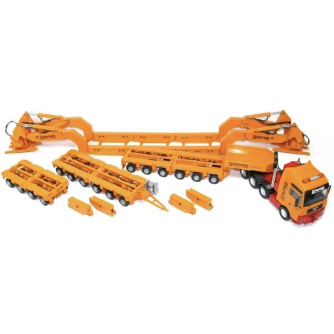 Conrad MAN TGA SLT 8x4 tractor with Goldhoffer 16-axle Girder Trailer ...