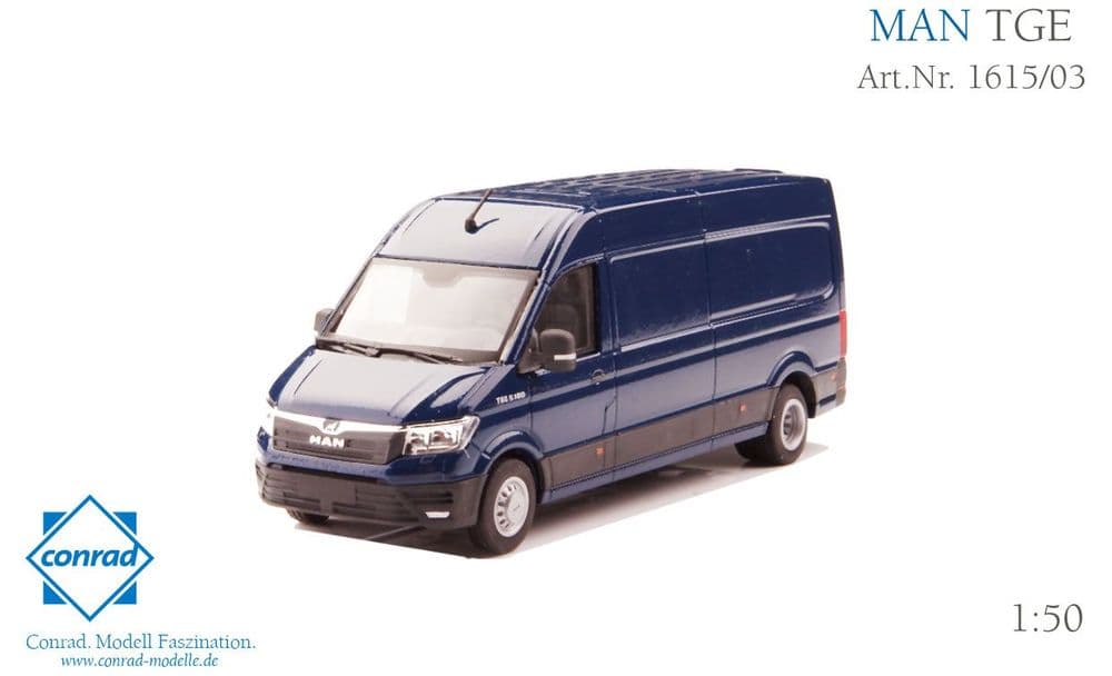 Conrad MAN TGE Van in Blue