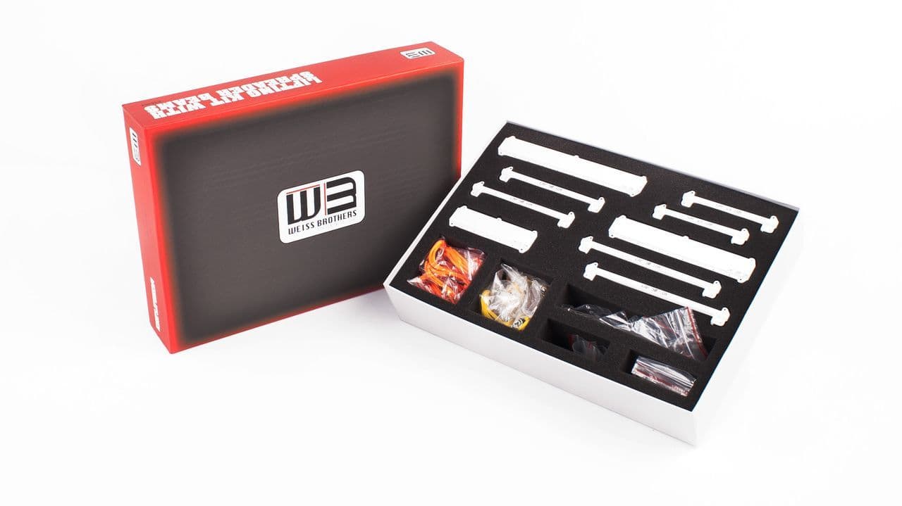 Weiss Brothers 121-Piece Lifting Kit with Spreader Beams - White