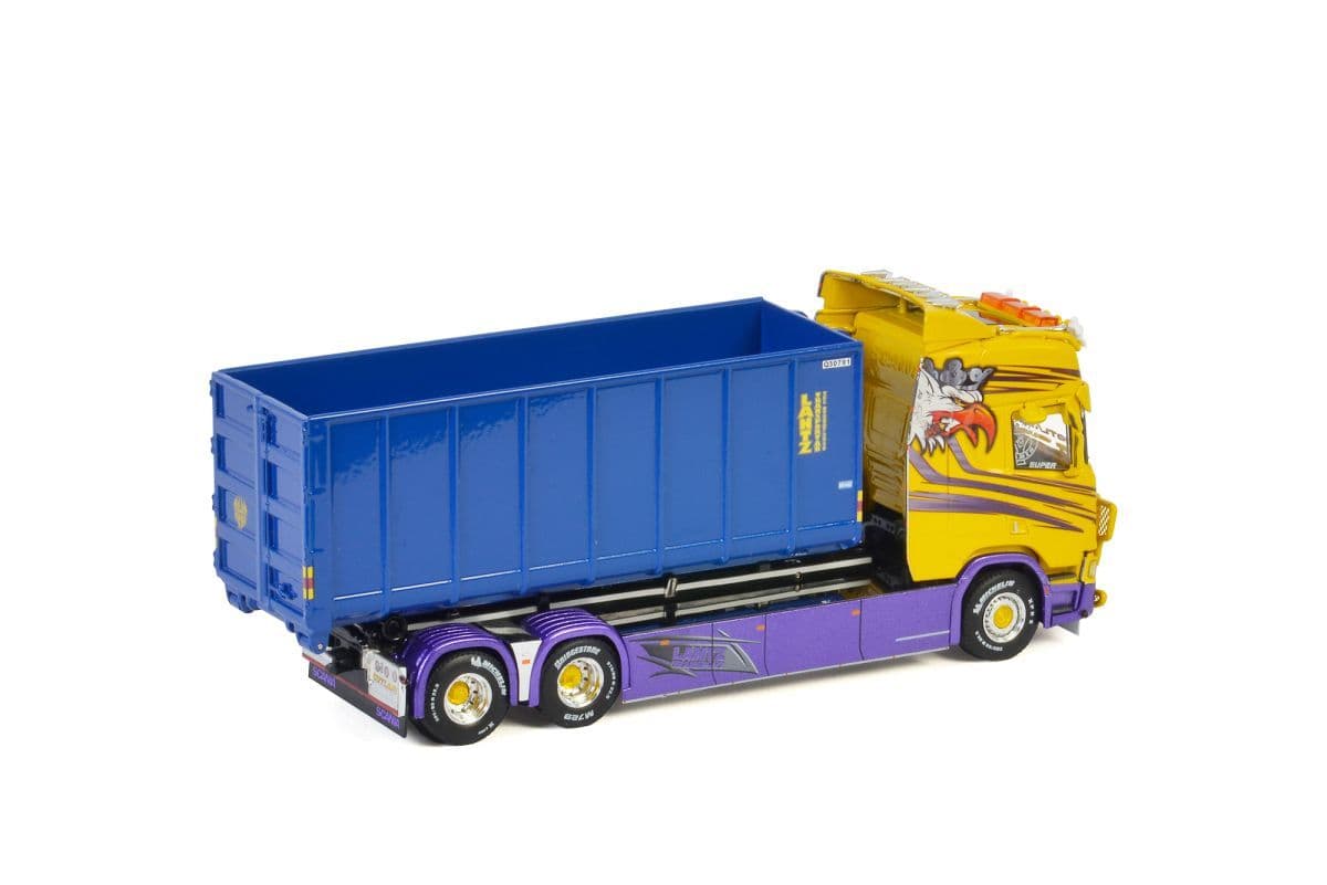 WSI Lantz Transport Scania R Highline Hooklift System 40M3 Container