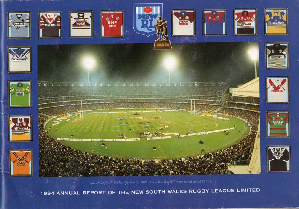 NSW RUGBY LEAGUE ANNUAL REPORT 1994