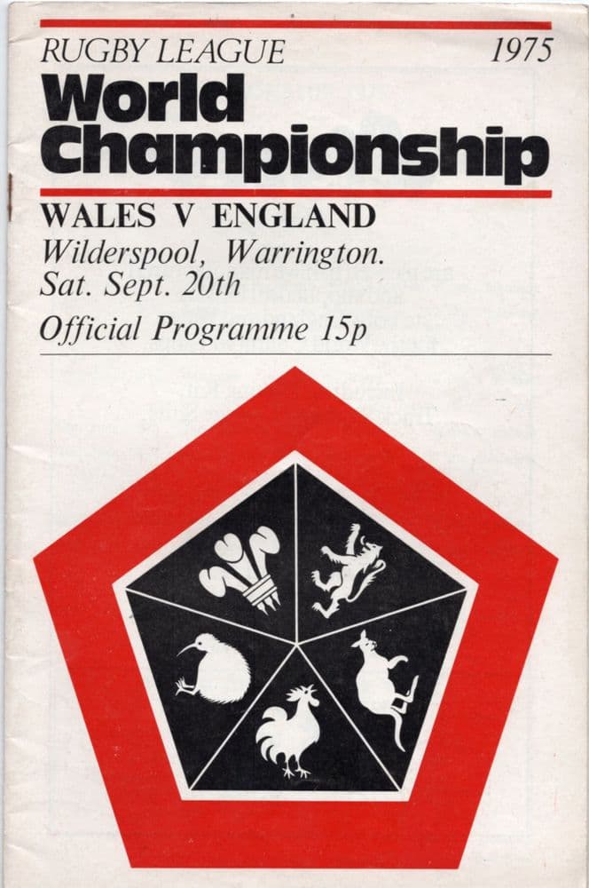 WALES v ENGLAND 1975