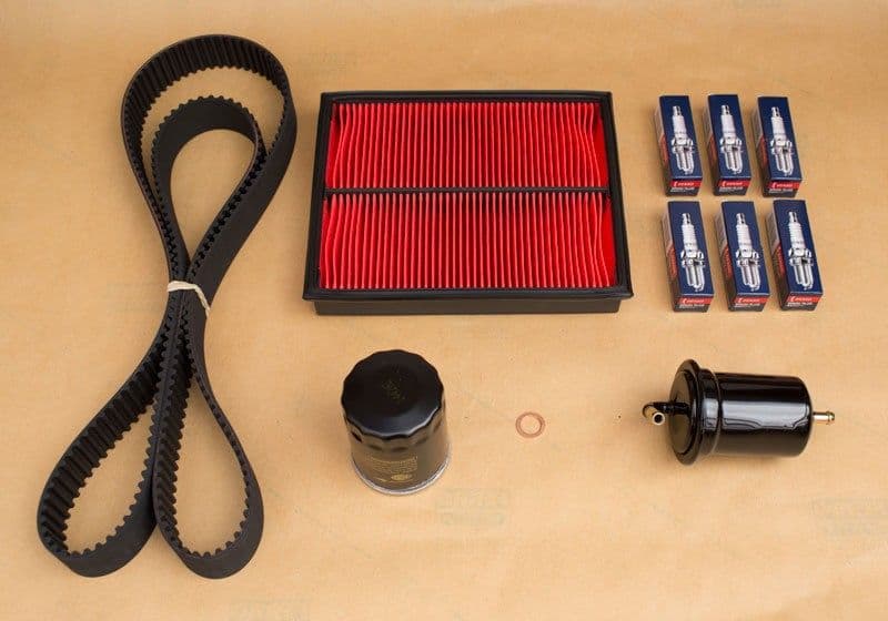 MAZDA BONGO 2 5 V6 FILTER KIT SPARK PLUGS & TIMING BELT