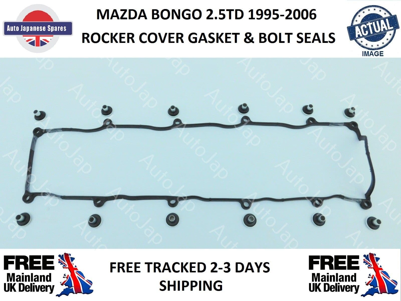MAZDA BONGO 2 5TD ROCKER COVER GASKET & SEALS
