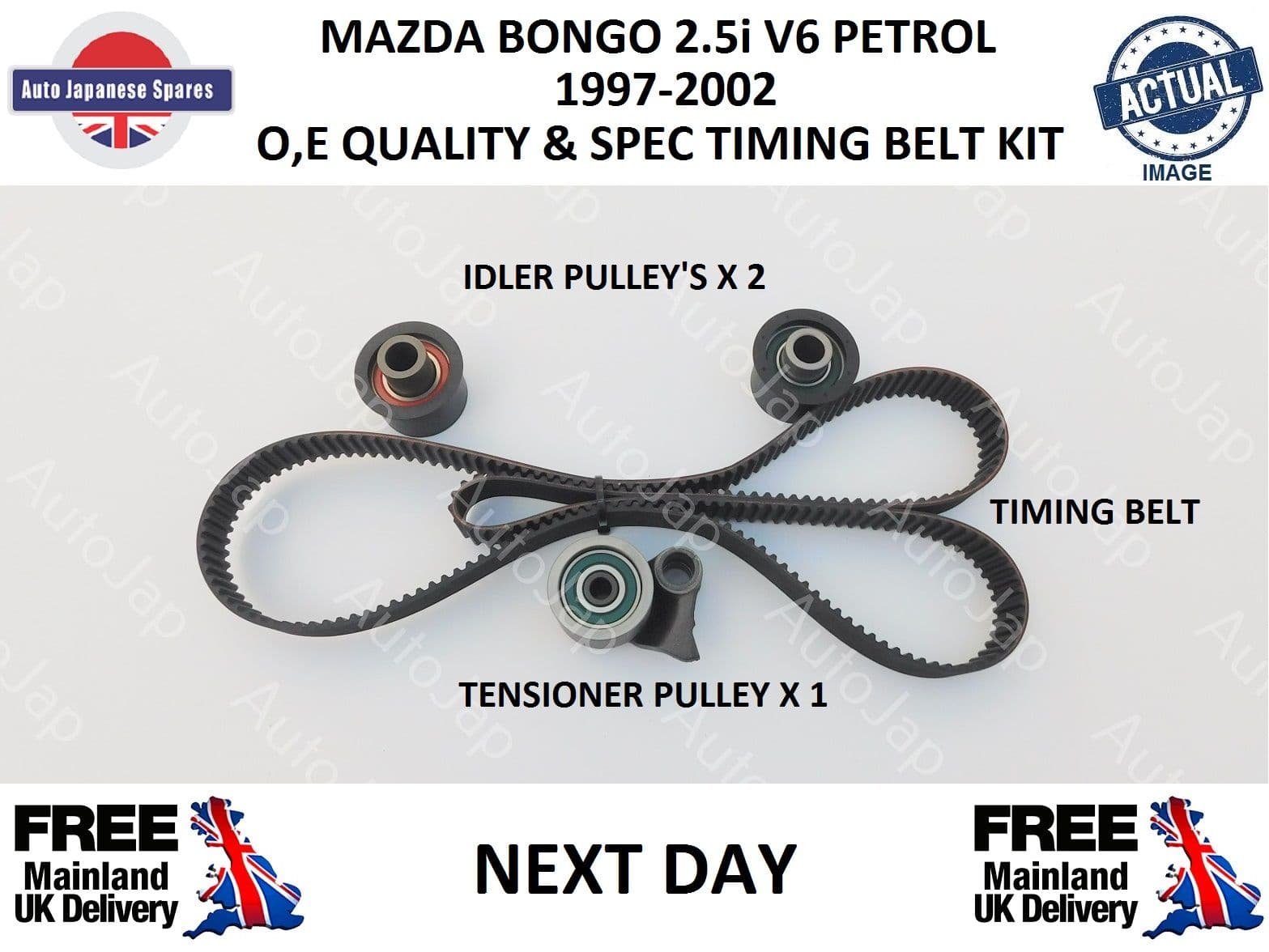 MAZDA BONGO 2 5V6 PETROL TIMING BELT KIT