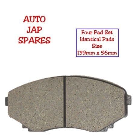 MAZDA BONGO 95 - 06 ALL MODELS FRONT BRAKE PADS