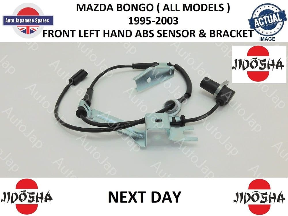 MAZDA BONGO FRONT LEFT HAND SIDE ABS SENSOR WITH BRAKETS
