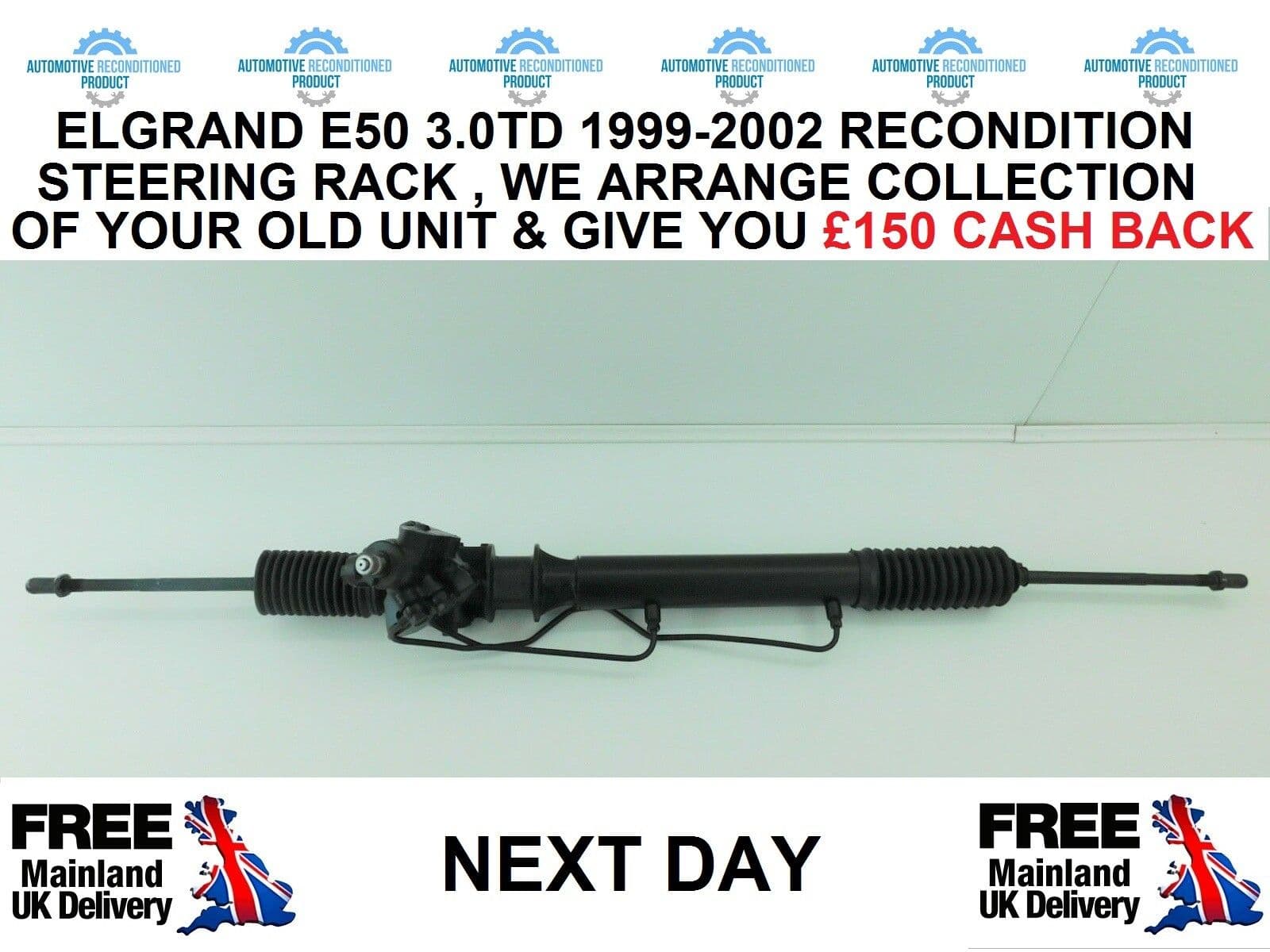 NISSAN ELGRAND E50 3 0TD 1999-2002 POWER STEERING RACK