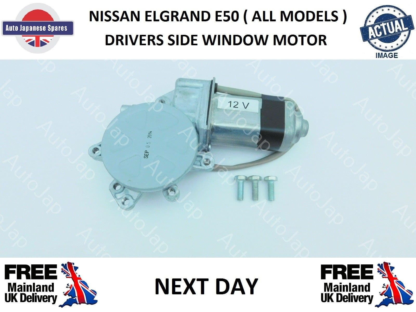 NISSAN ELGRAND E50 DRIVER SIDE WINDOW MOTOR