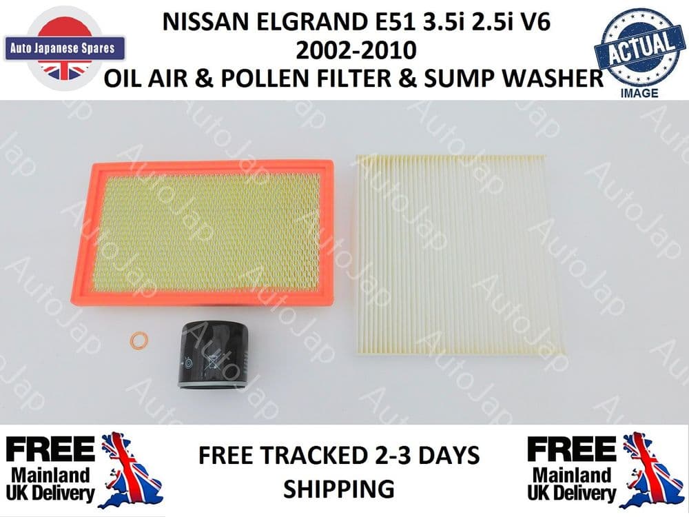 NISSAN ELGRAND E51 4 PIECE SERVICE KIT