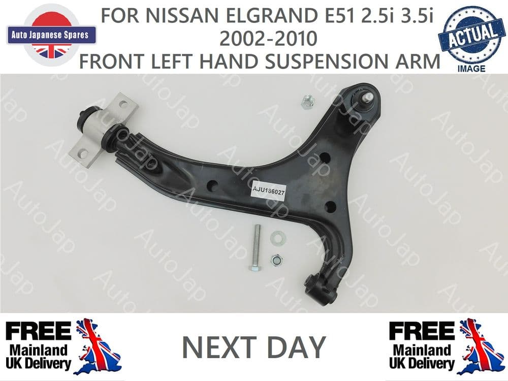 NISSAN ELGRAND E51 ALL MODELS FRONT LEFT HAND SUSPENSION ARM