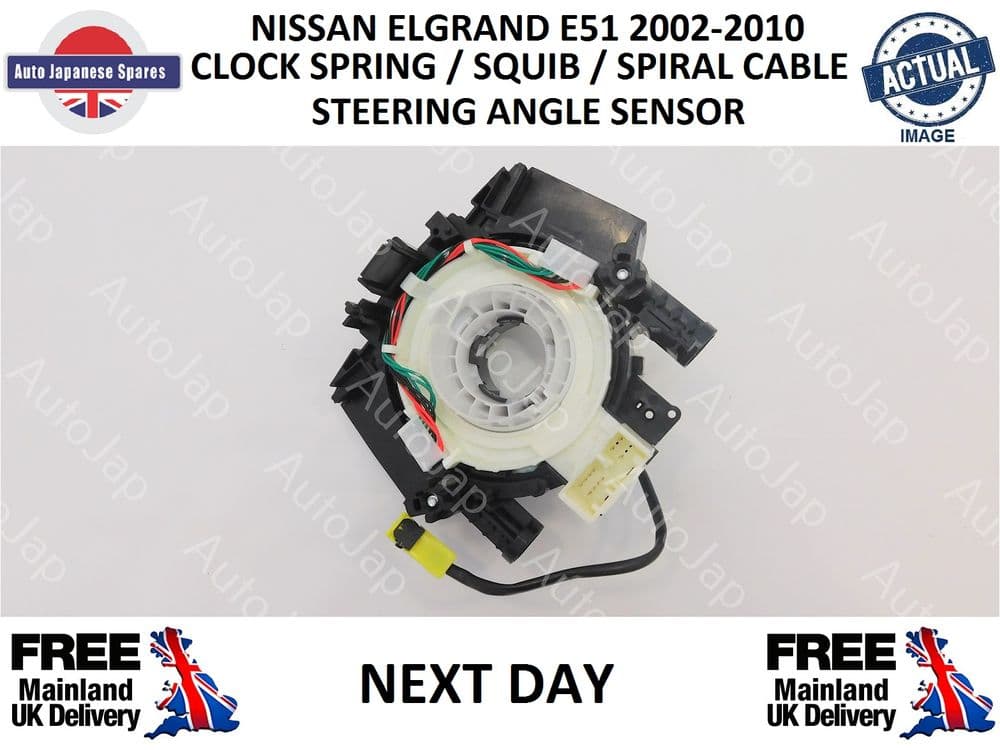 NISSAN ELGRAND E51 COMBINATION CLOCK SPRING
