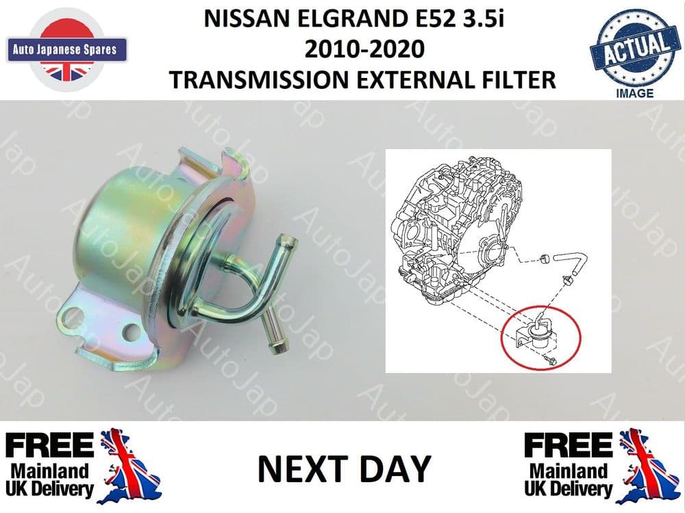 NISSAN ELGRAND E52 3 5i EXTERNAL TRANSMISSION FILTER