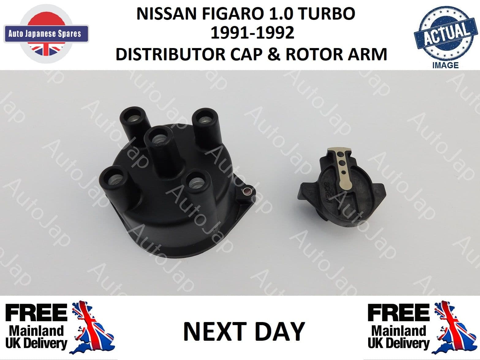NISSAN FIGARO DISTRIBUTOR CAP & ROTOR ARM