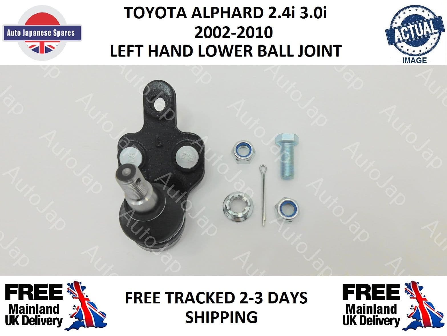 TOYOTA ALPHARD LEFT HAND LOWER BALL JOINT