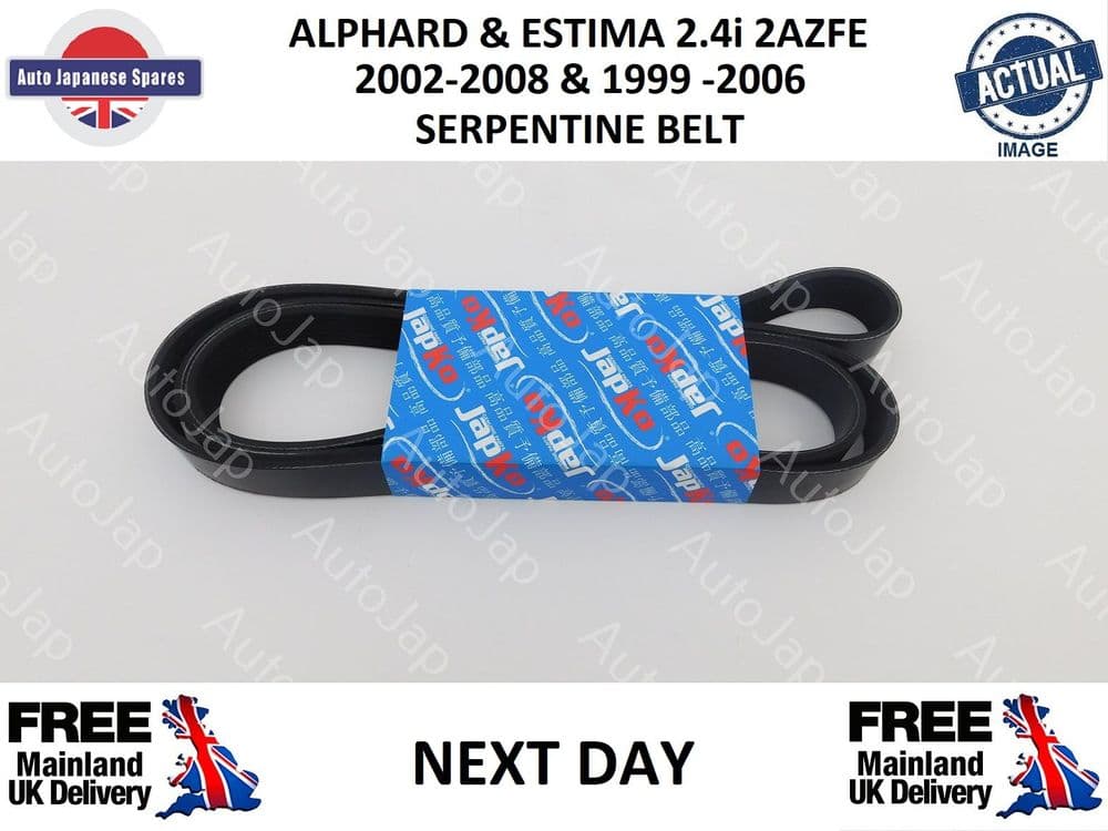 TOYOTA ESTIMA 2 4i 2AZFE 1999-2006 SERPENTINE BELT