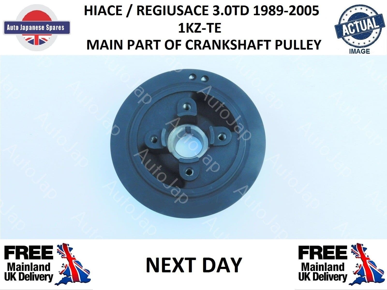 TOYOTA HIACE / REGIUSACE 3 0TD 1989-2005 MAIN PART OF CRANKSHAFT PULLEY