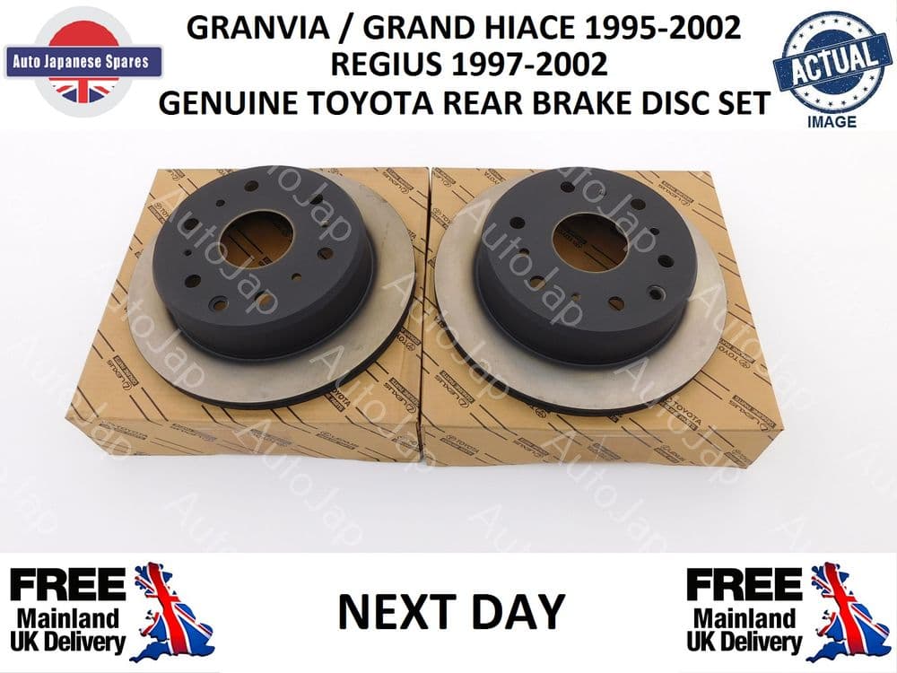 TOYOTA REGIUS / GRANVIA GENUINE TOYOTA REAR BRAKE DISC