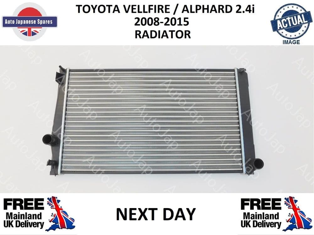 TOYOTA VELLFIRE ALPHARD 2 4i 2AZFE 2008-2015 RADIATOR