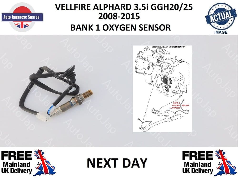 TOYOTA VELLFIRE ALPHARD 3 5i OXYGEN SENSOR BANK 1 SENSOR 2