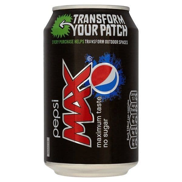 Pepsi Max Cans 24 x 330ml