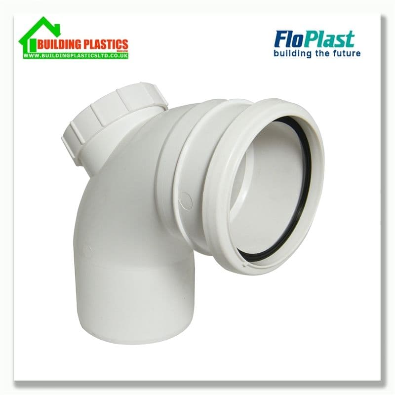 110mm 92.5 DEGREE ACCESS BEND WHITE | Building Plastics