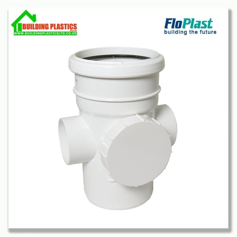 110mm ACCESS PIPE SOCKET/SPIGOT WHITE | Building Plastics Tele 0333 050 ...