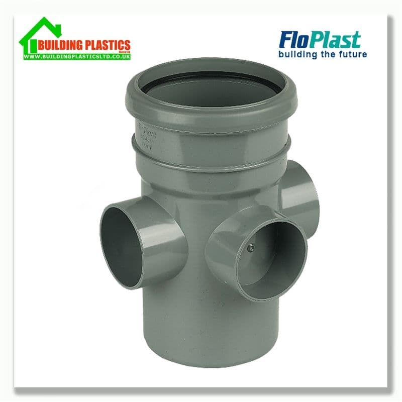 110mm BOSS PIPE SOCKET/SPIGOT GREY | Building Plastics