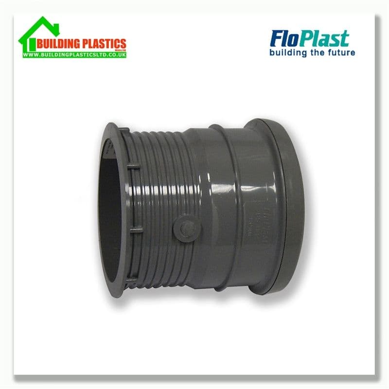 110mm DRAIN CONNECTOR GREY | Building Plastics
