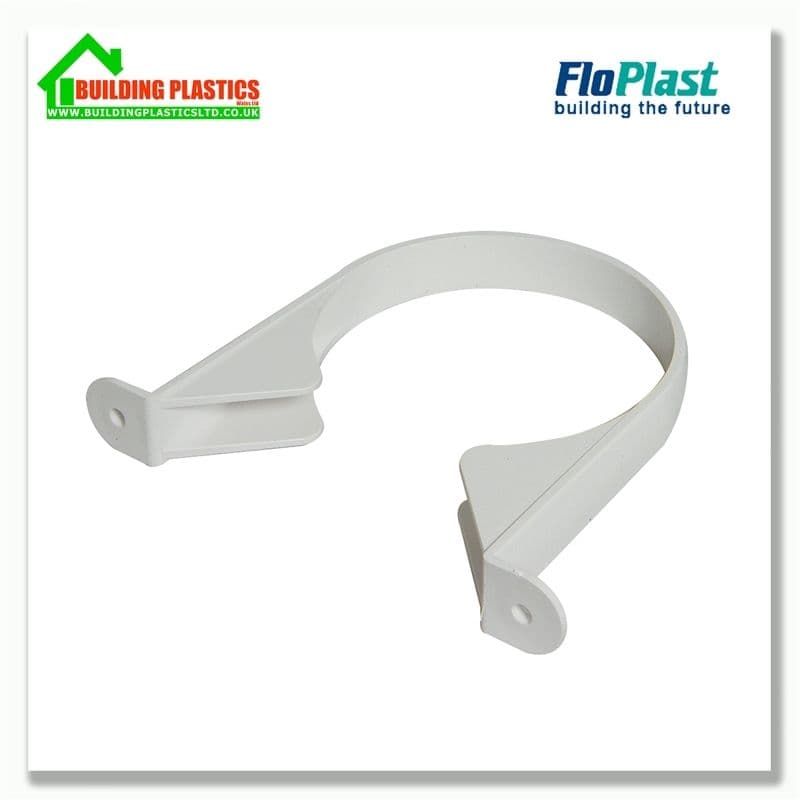 110mm PIPE CLIP WHITE | Building Plastics Tele 0333 050 0585