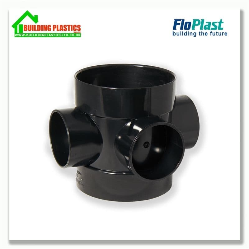 110mm SHORT BOSS PIPE BLACK | Building Plastics